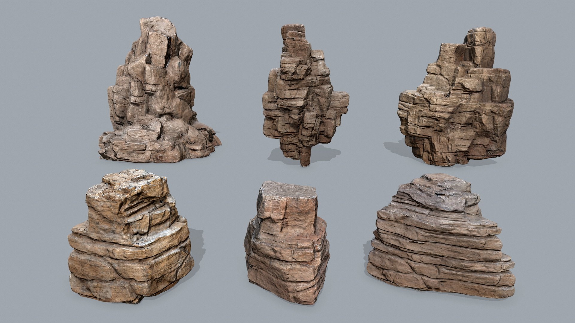 Desert Rocks Model - TurboSquid 2211719