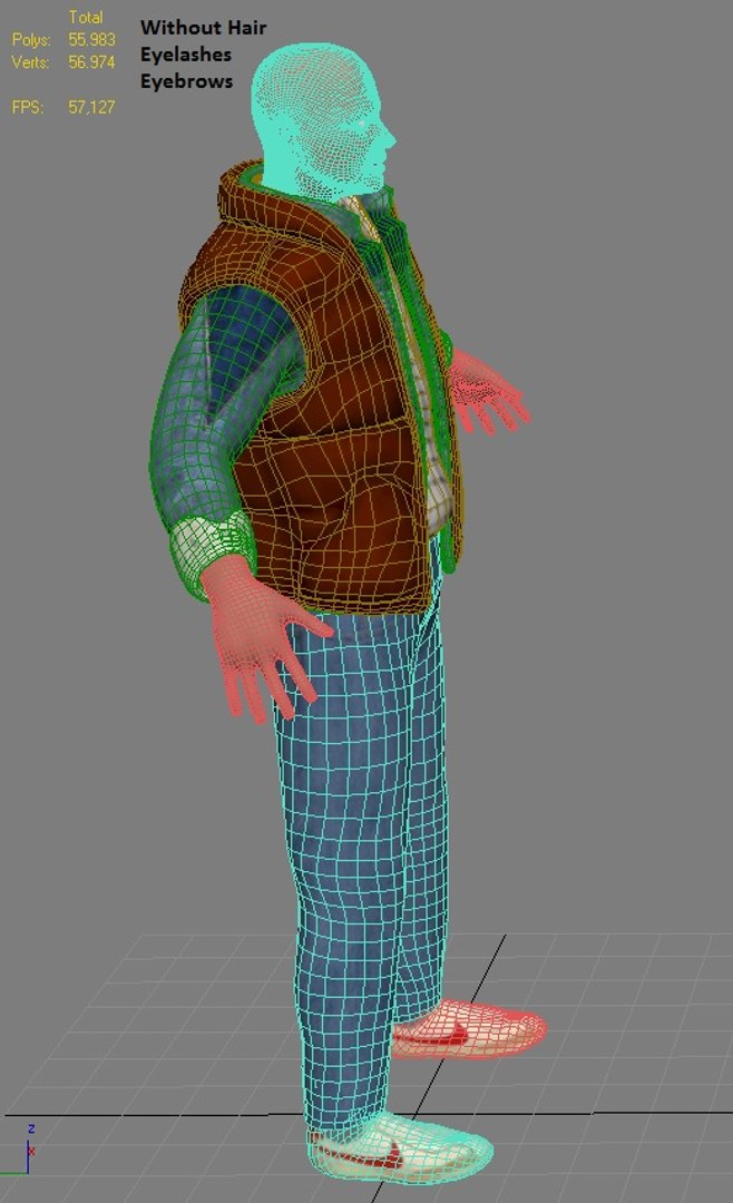 Michael Marty Mcfly Character 3d Model