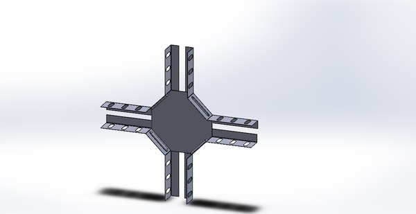 modelo 3d SolidWorksQuadruple cruces horizontales - TurboSquid 1241416