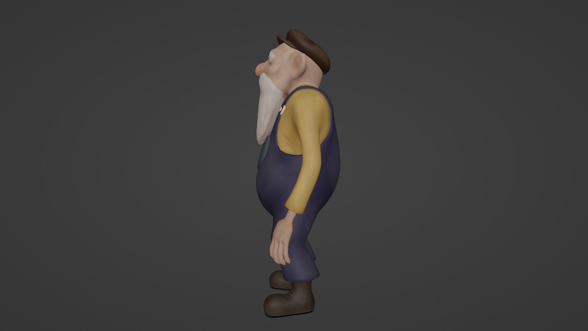 3D Character Old Man - TurboSquid 2036502