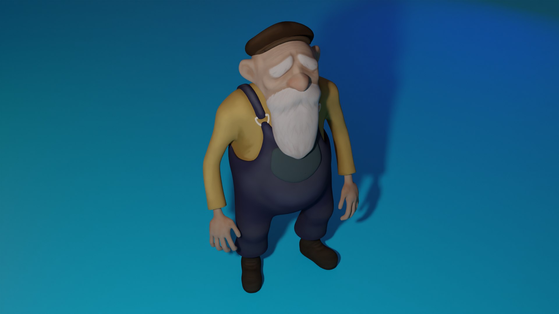 3D Character Old Man - TurboSquid 2036502