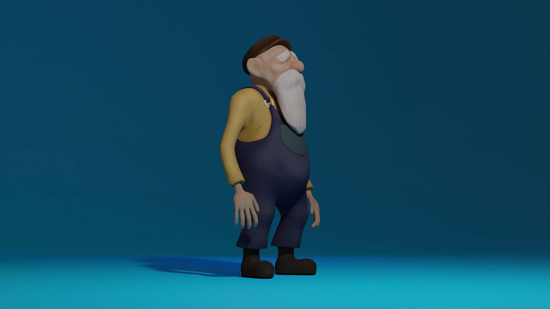 3D Character Old Man - TurboSquid 2036502