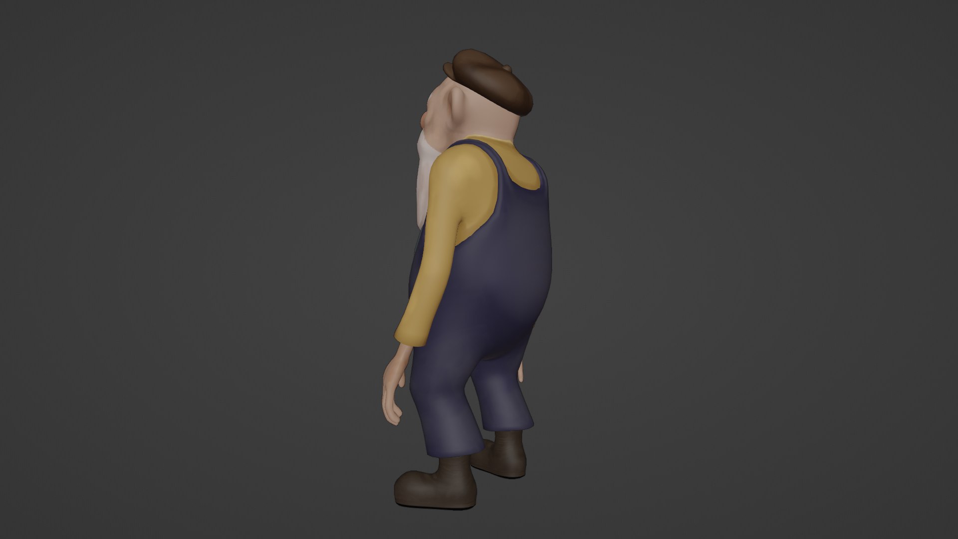 3D Character Old Man - TurboSquid 2036502