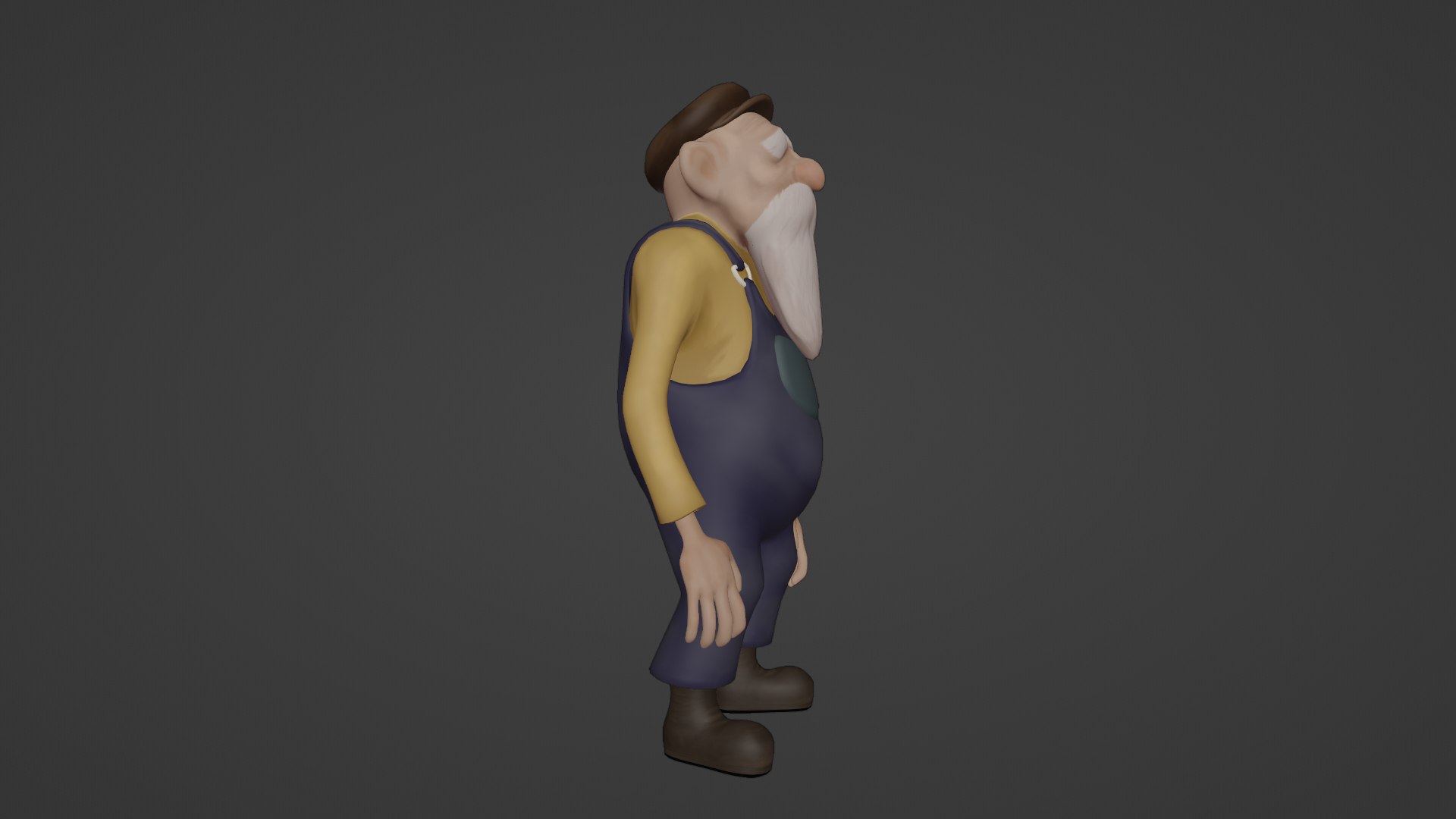 3D Character Old Man - TurboSquid 2036502
