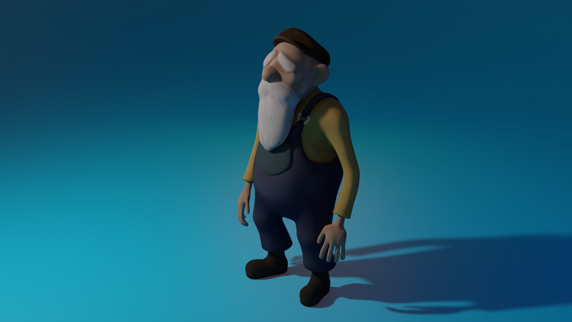 3D Character Old Man - TurboSquid 2036502