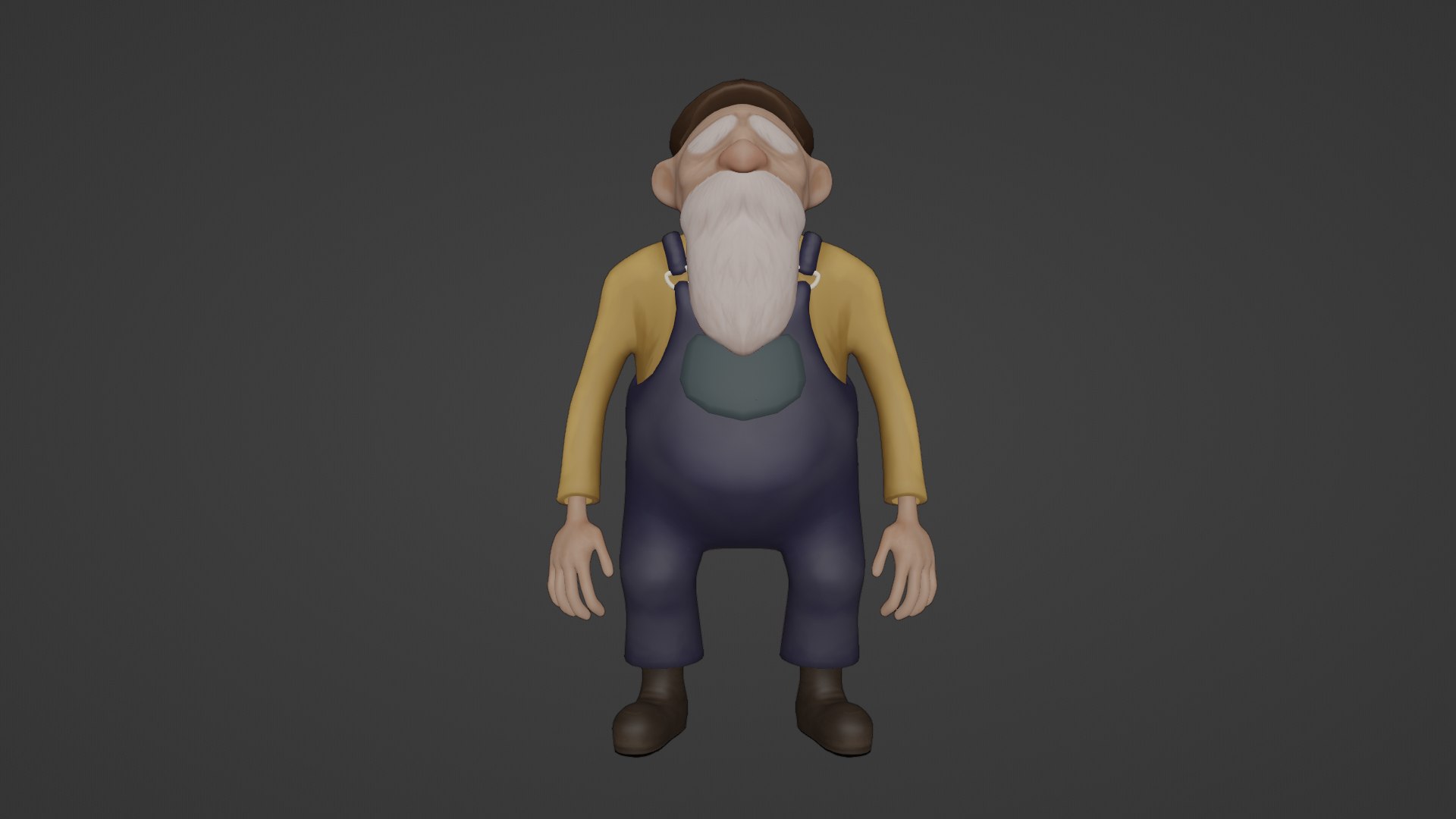 3D Character Old Man - TurboSquid 2036502