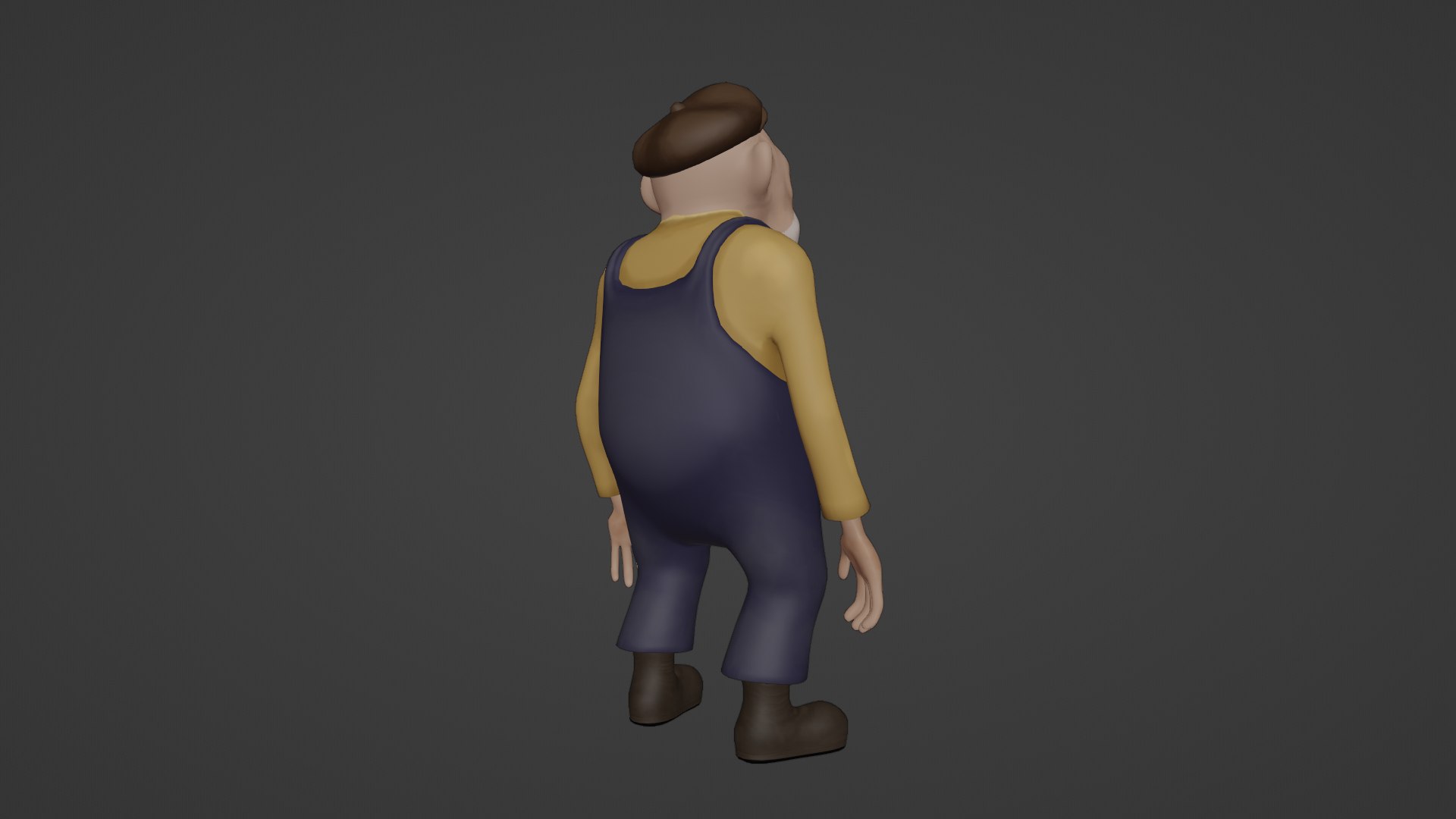 3D Character Old Man - TurboSquid 2036502