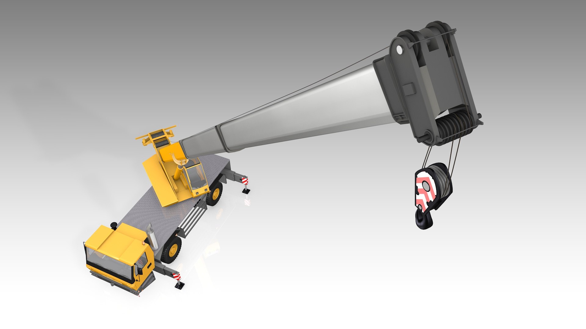 Mobile Crane GMK 2035 E 3D - TurboSquid 1958981