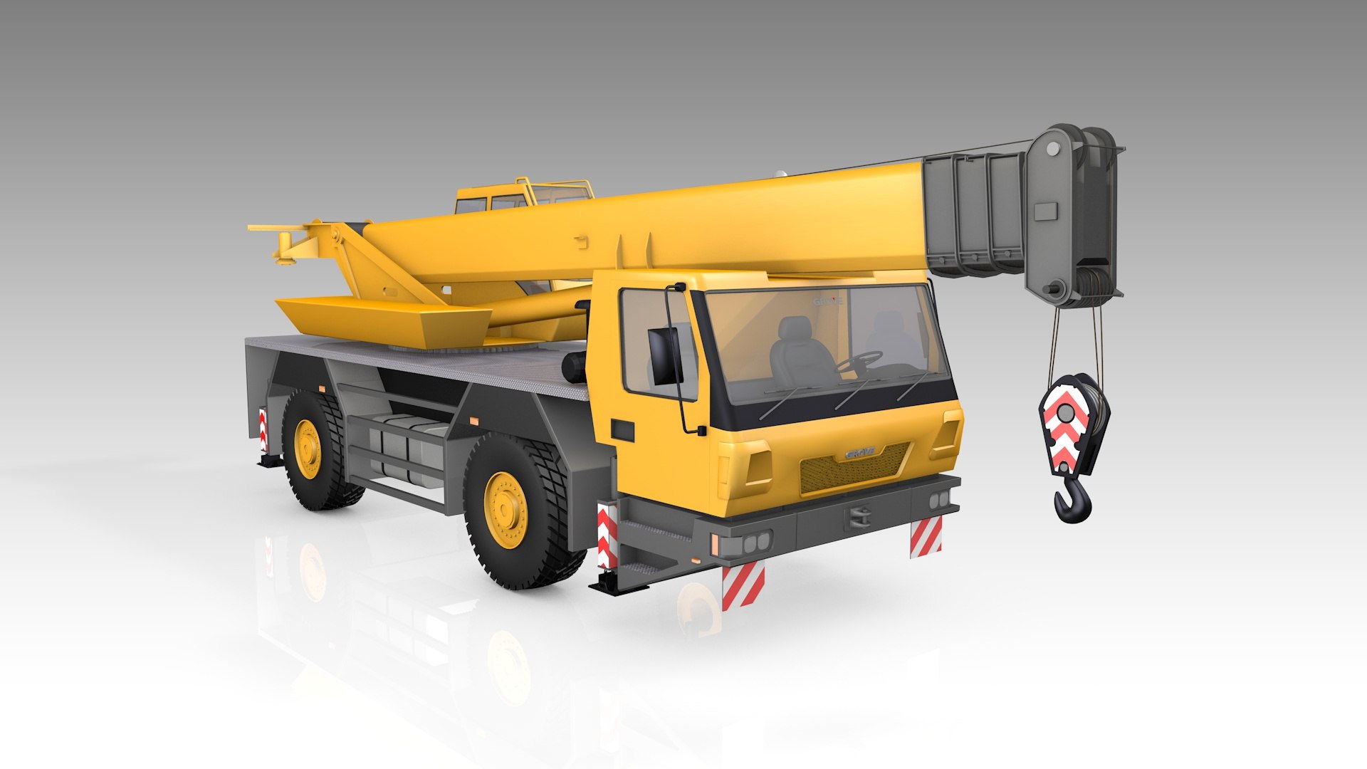 Mobile Crane GMK 2035 E 3D - TurboSquid 1958981