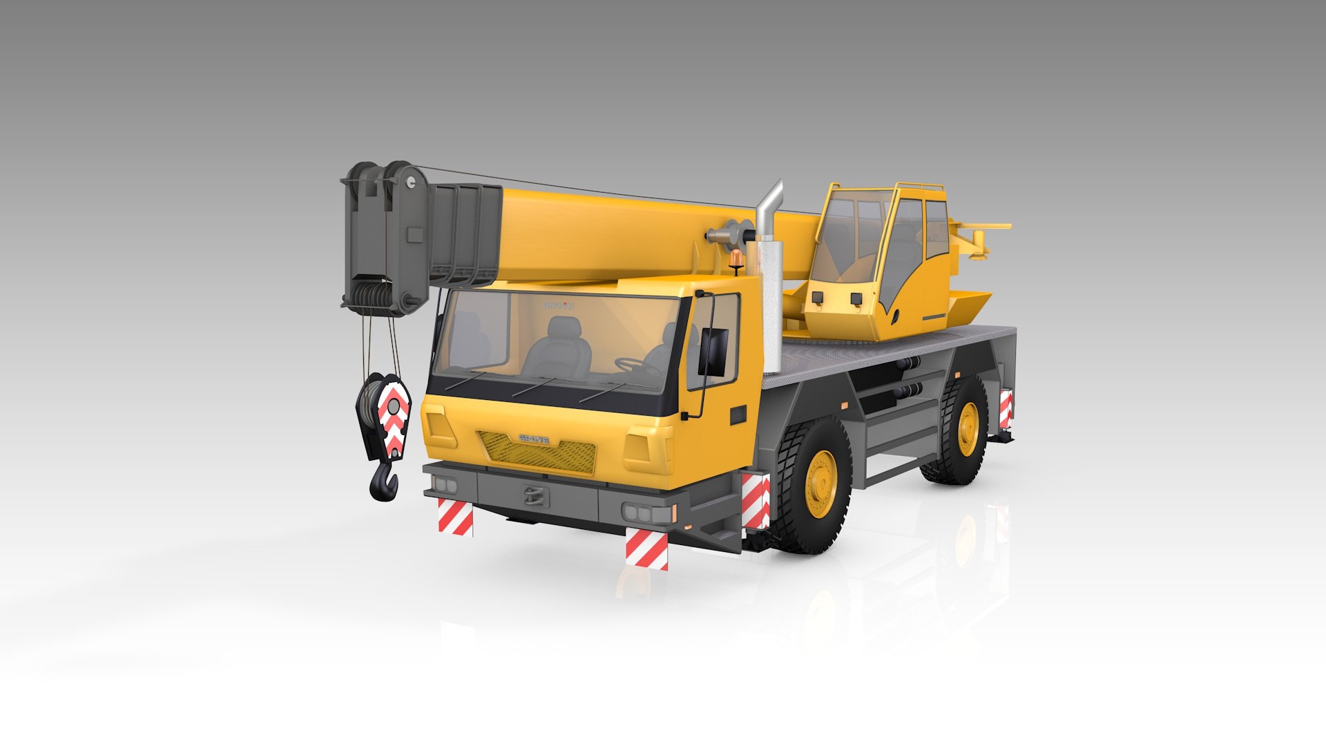 Mobile Crane GMK 2035 E 3D - TurboSquid 1958981