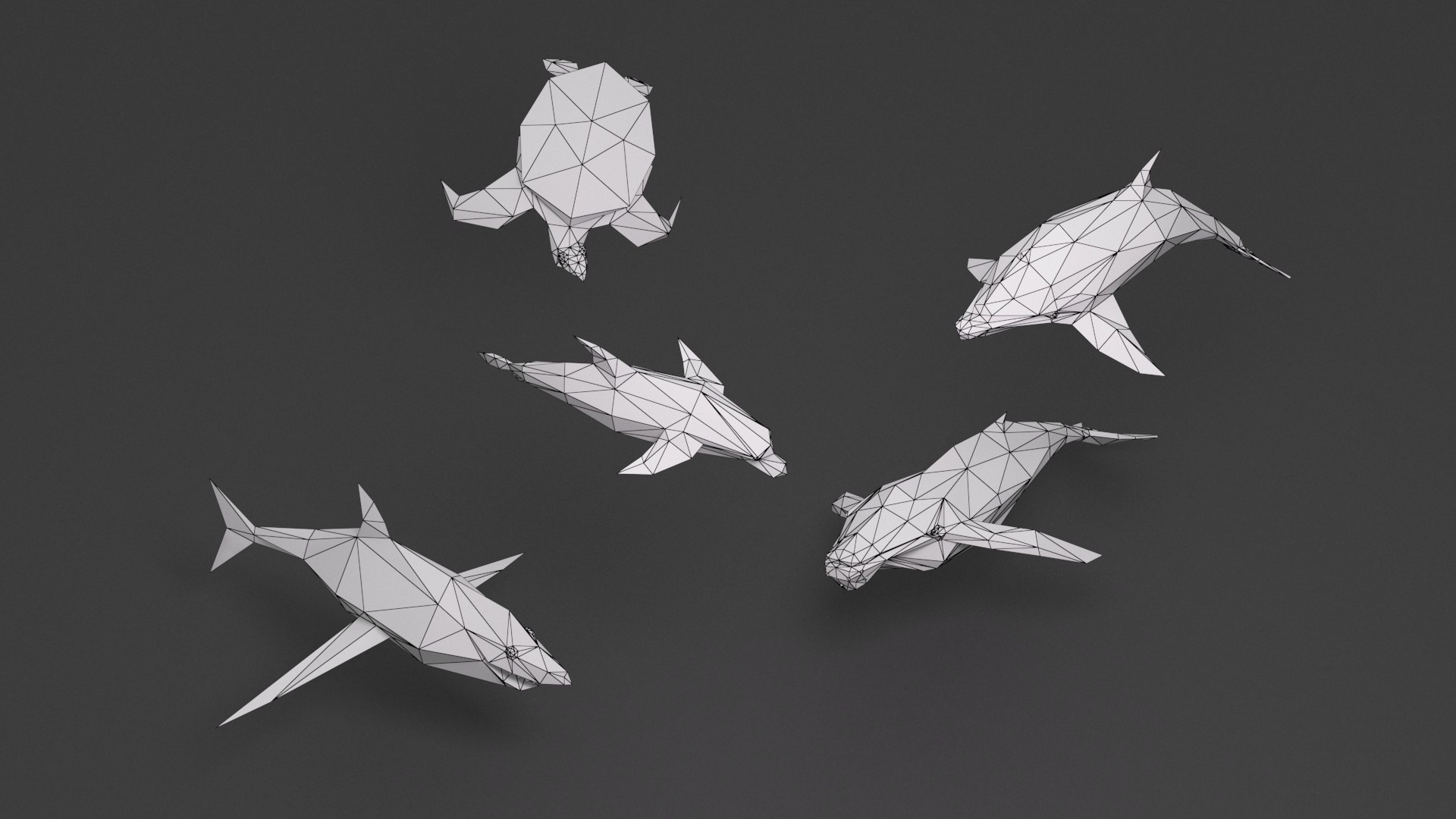3D Low Poly Sea Model - TurboSquid 2193079