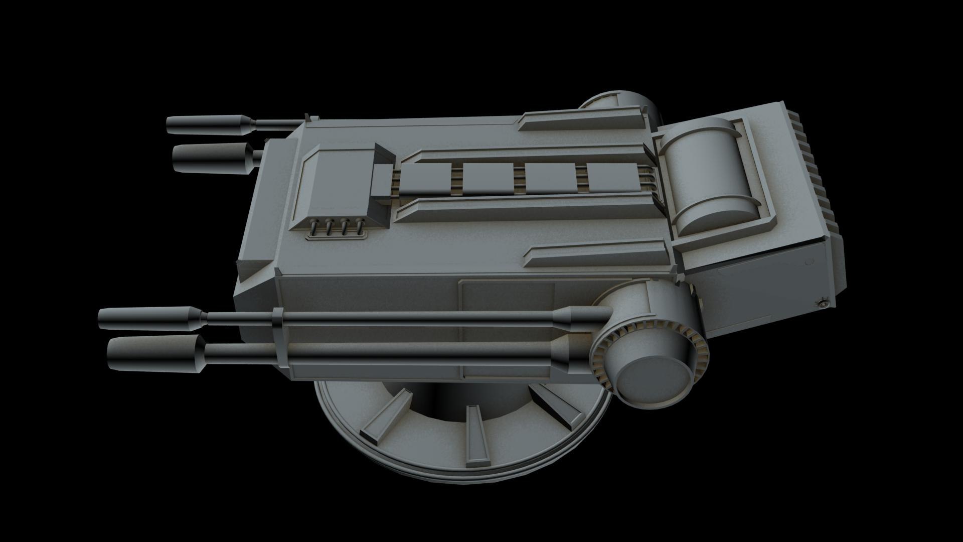 Spaceship Laser Canon 3D - TurboSquid 1195278