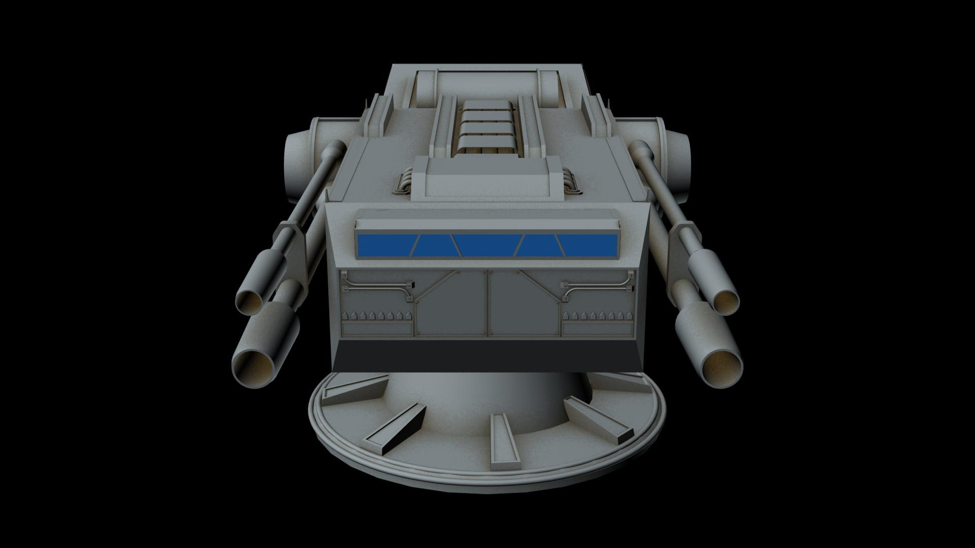 Spaceship Laser Canon 3D - TurboSquid 1195278