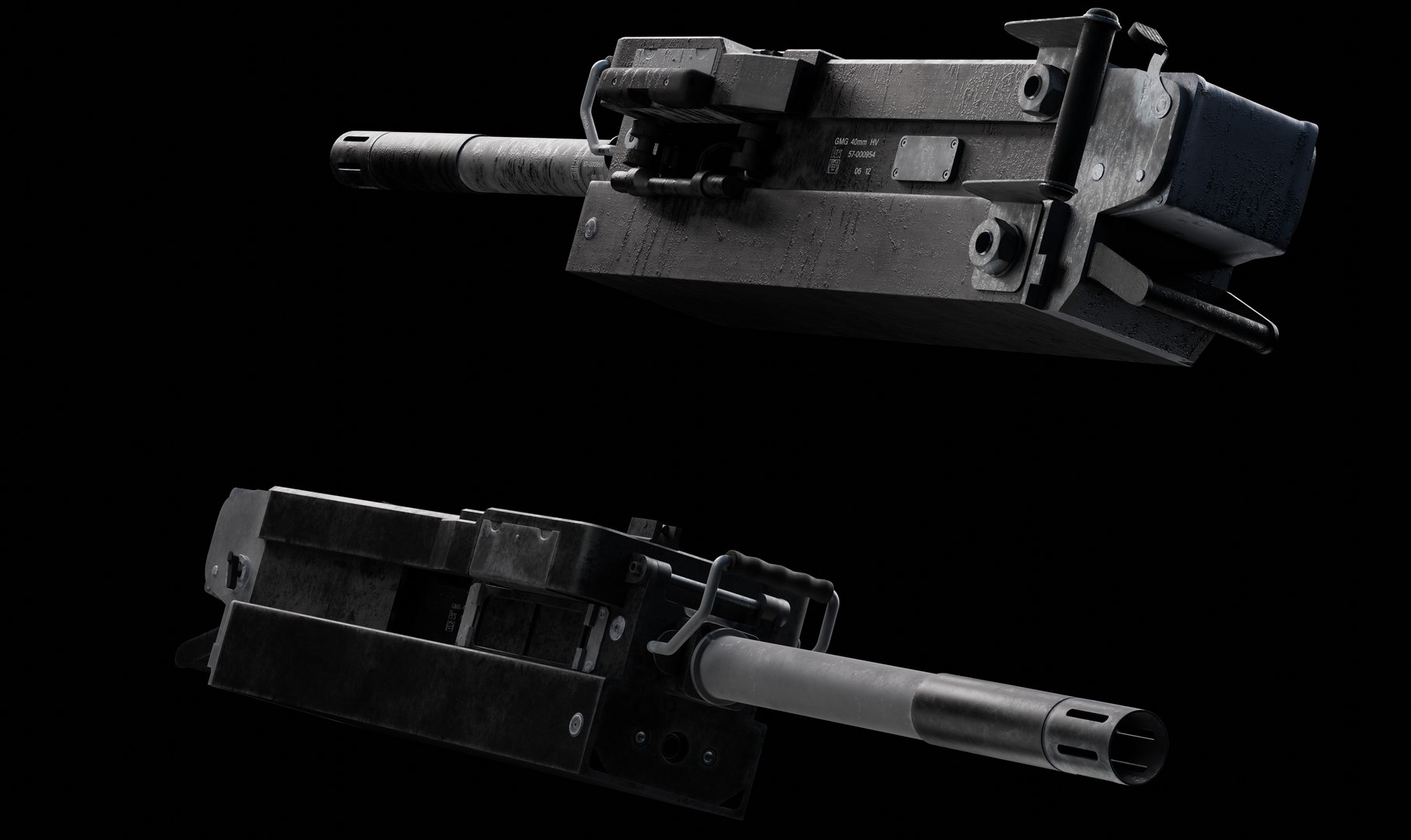 Grenade Launcher And Remote Control Turret 3D Model - TurboSquid 1956584