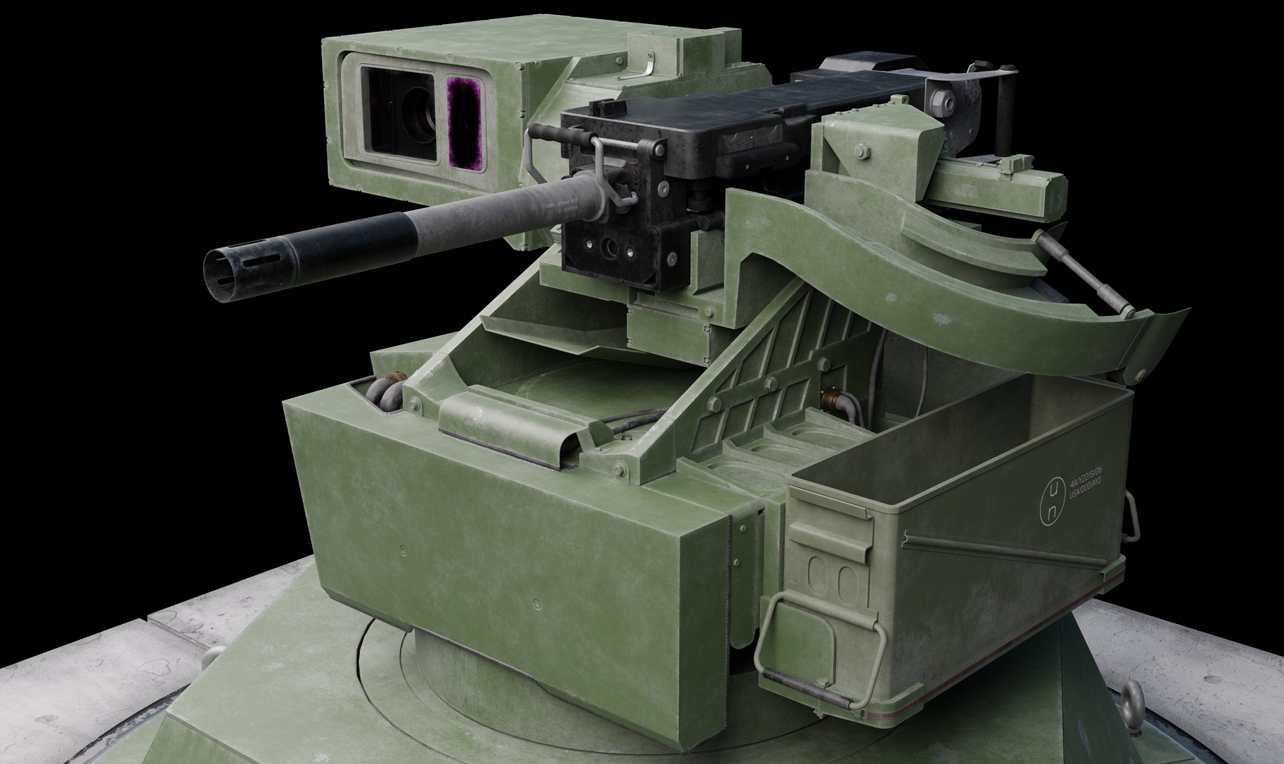 Grenade Launcher And Remote Control Turret 3D Model - TurboSquid 1956584