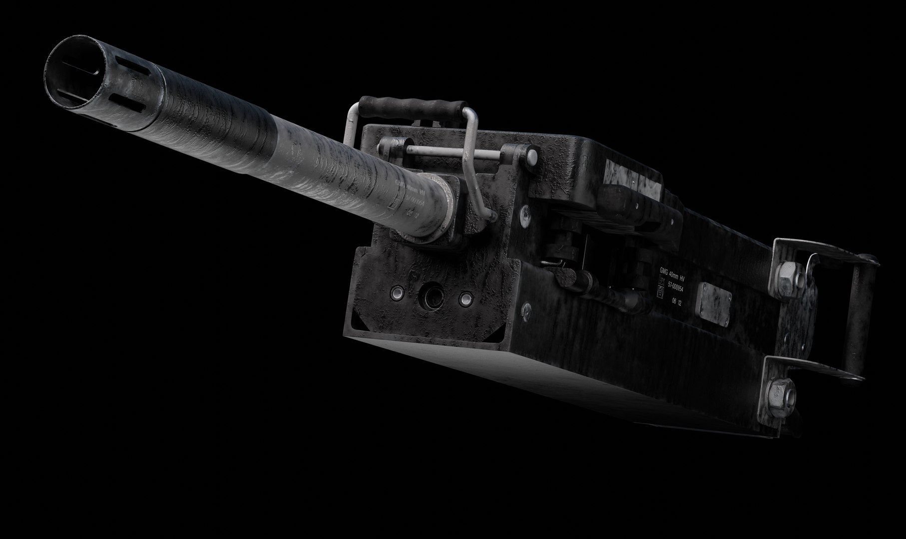 Grenade Launcher And Remote Control Turret 3D Model - TurboSquid 1956584