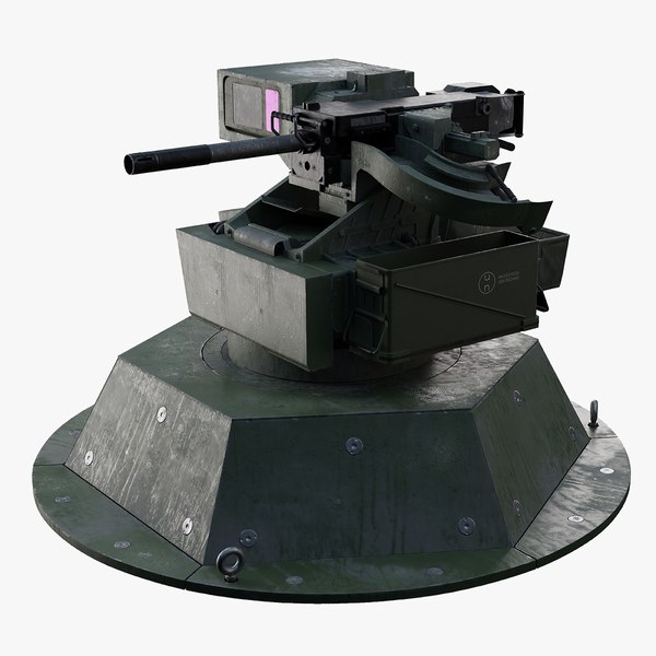 Grenade launcher and remote control turret 3D model - TurboSquid 1956584