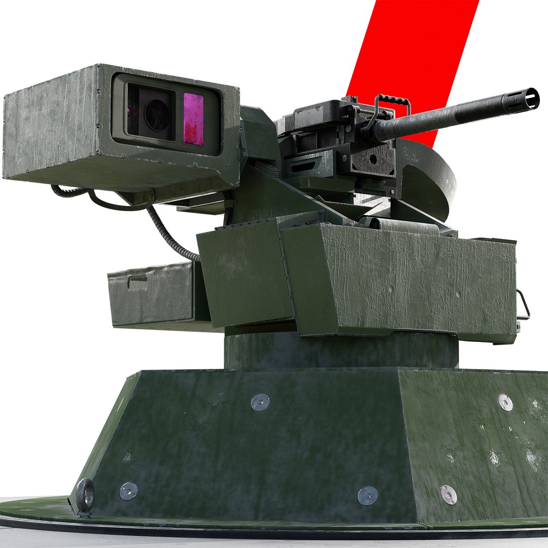 Grenade Launcher And Remote Control Turret 3D Model - TurboSquid 1956584