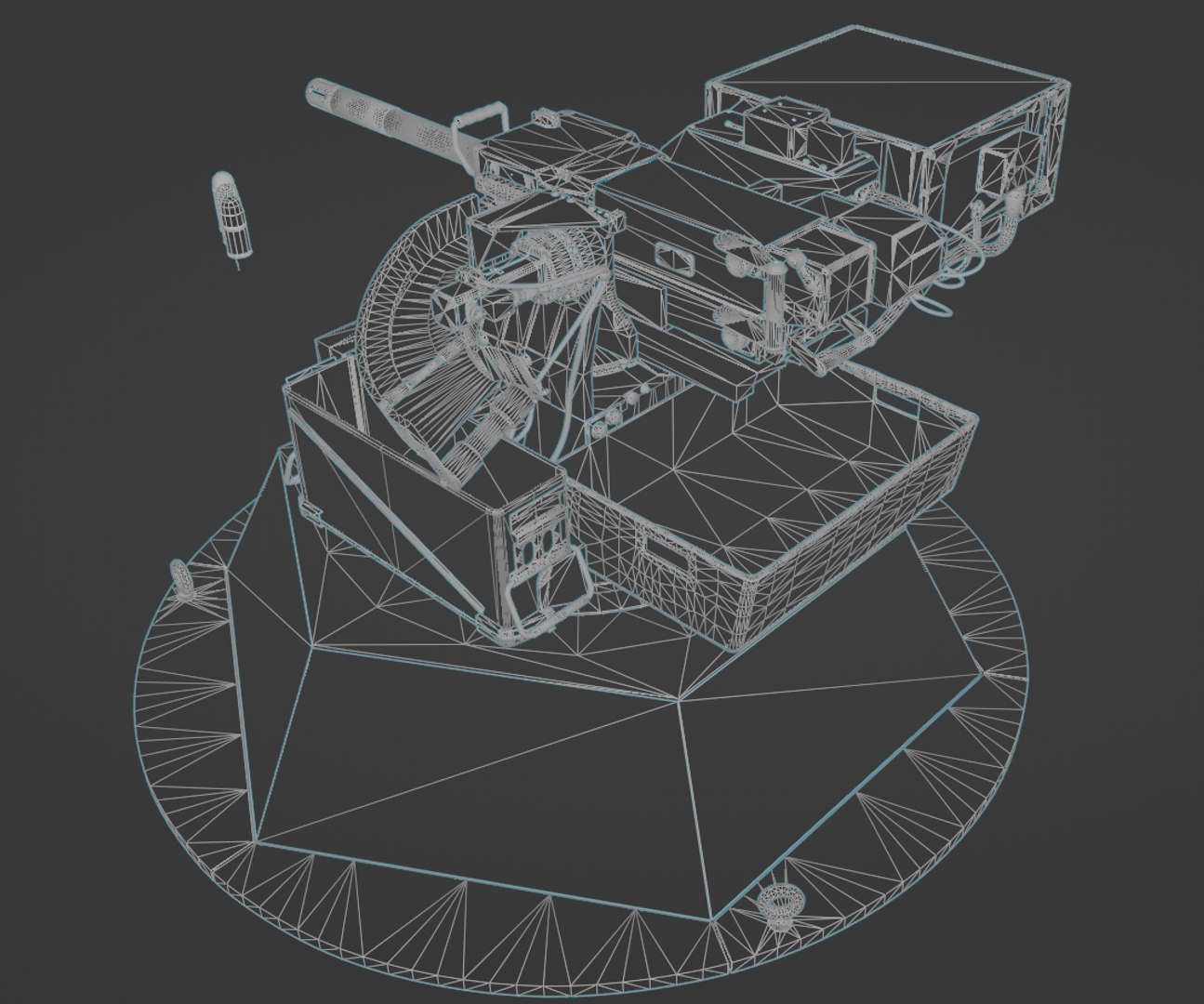 Grenade Launcher And Remote Control Turret 3D Model - TurboSquid 1956584
