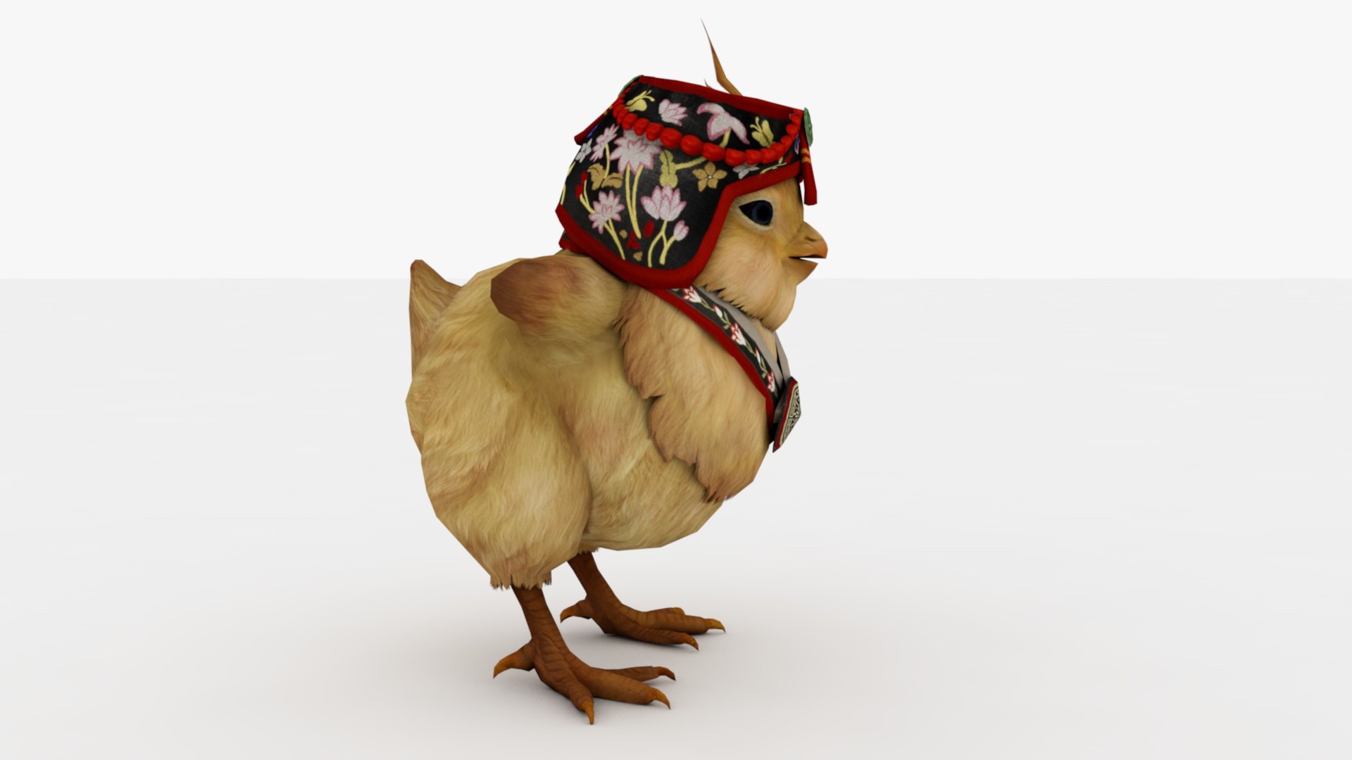 3D Chick Model - TurboSquid 2348412