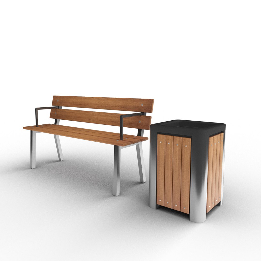 Bench complex type 6 model - TurboSquid 1702201