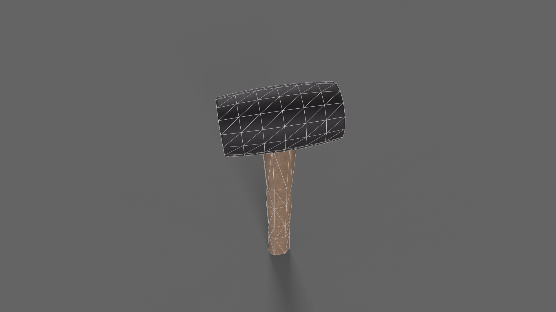 PBR Rubber Mallet Hammer Wood1 Model - TurboSquid 2040515