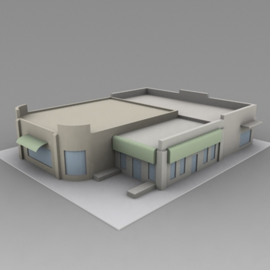 3d shop model