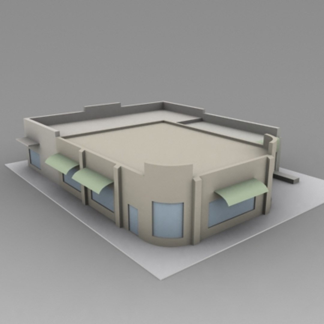 3d shop model