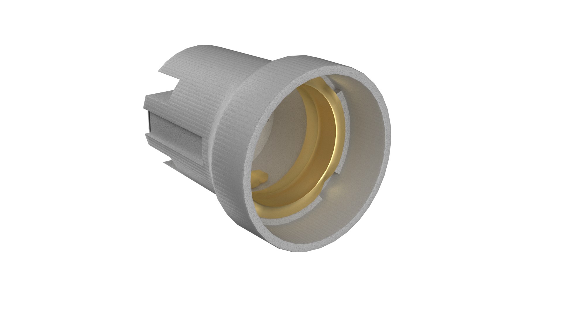 3D Model Ceramic Lamp Holder - TurboSquid 1640954