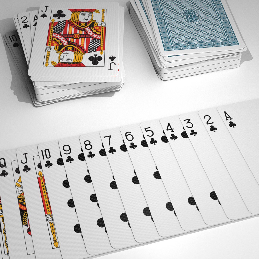 3D Playing Cards - TurboSquid 1556553