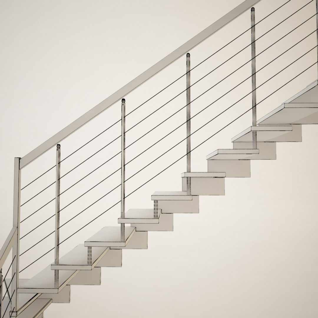 3d Model Stair Architectural