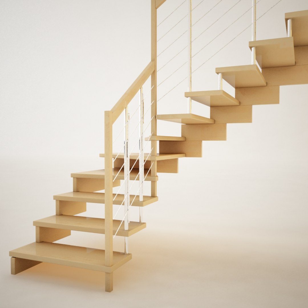 3d Model Stair Architectural