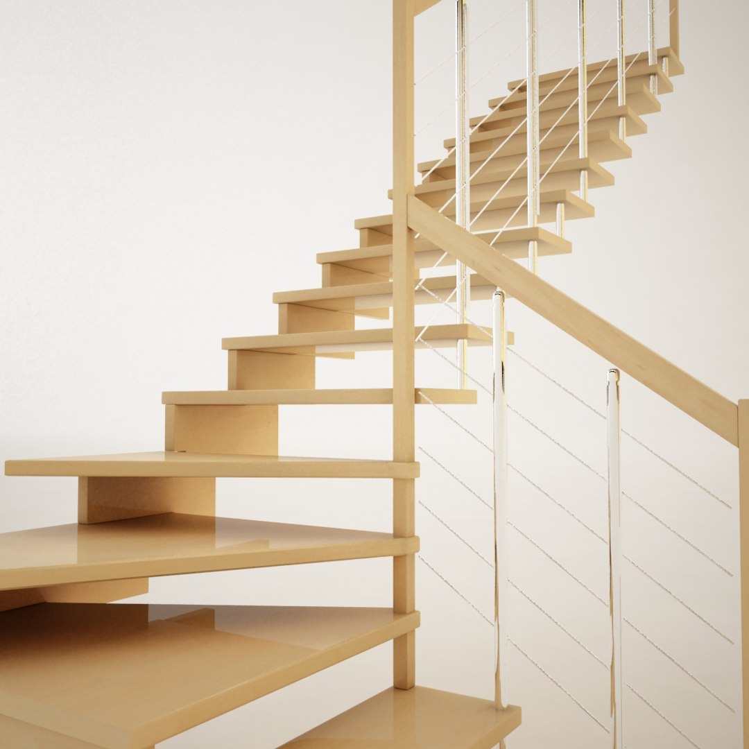 3d Model Stair Architectural