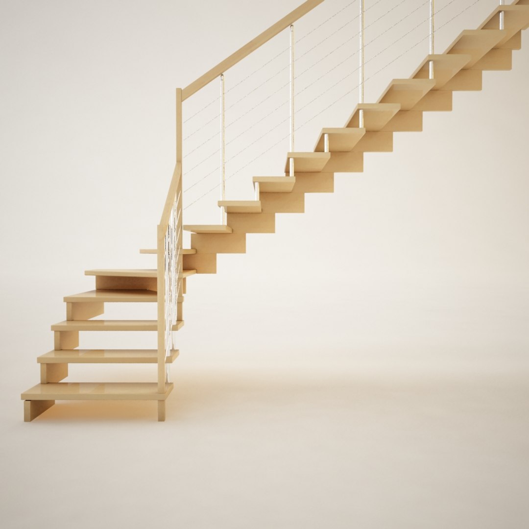 3d Model Stair Architectural