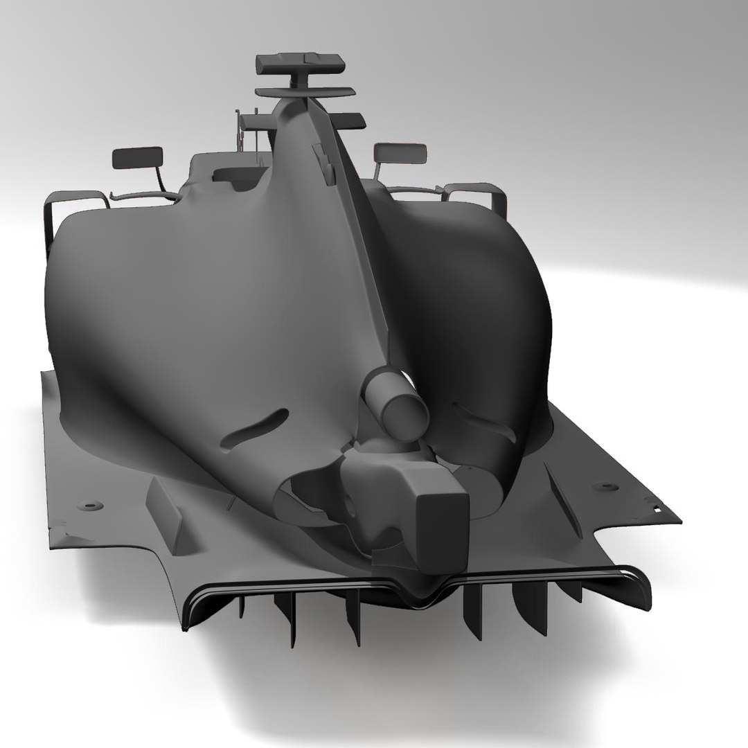 Monocoque Ferrari Sf15t 1 3d 3ds