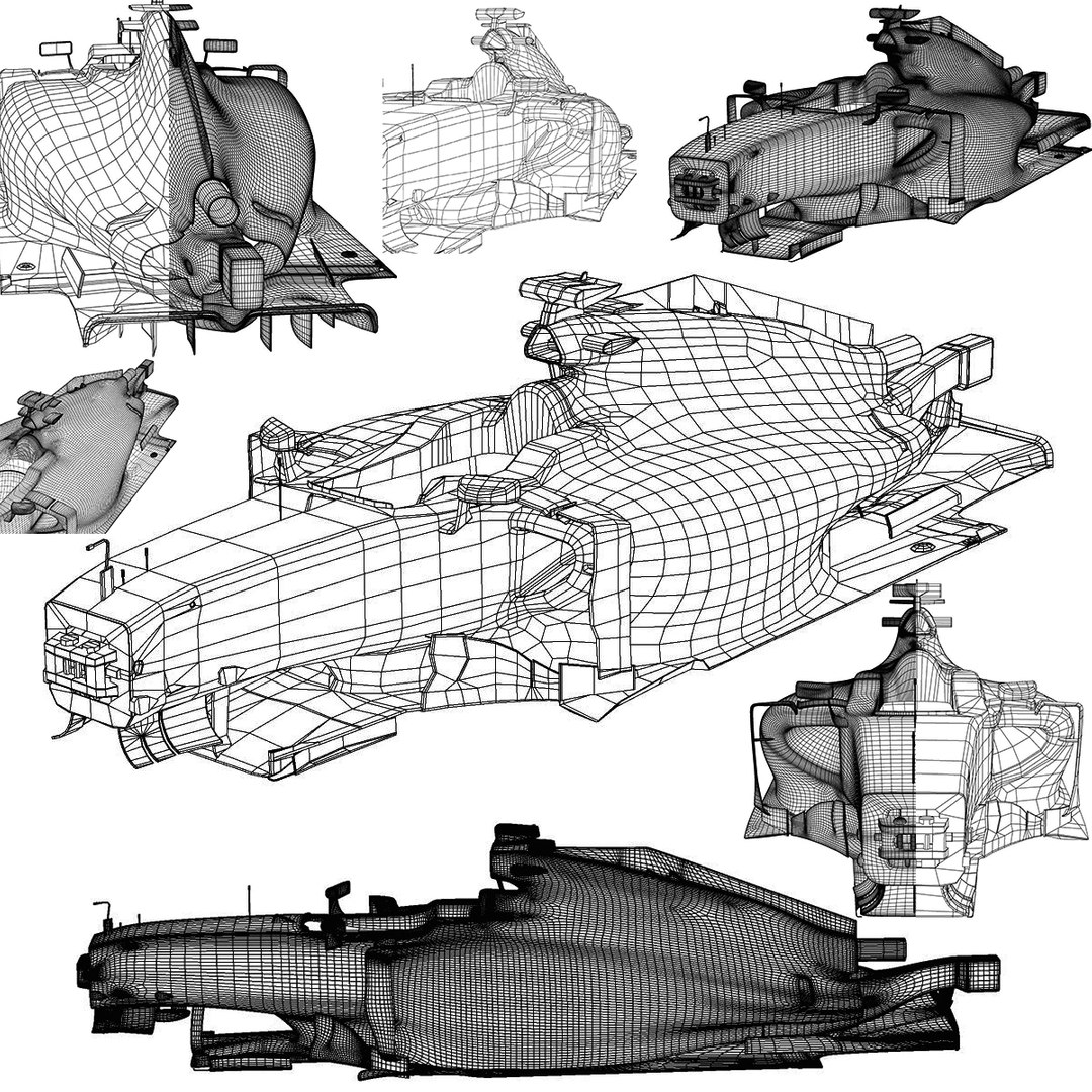 Monocoque Ferrari Sf15t 1 3d 3ds
