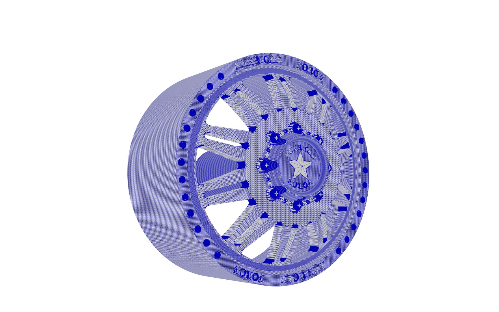 AMERICAN FORCE DB04 CLUTCH DBO WHEEL RIM 3D Model - TurboSquid 2147525