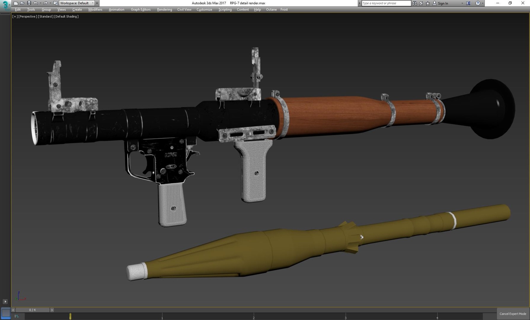 Rpg-7 anti-tank grenade 3D - TurboSquid 1363893