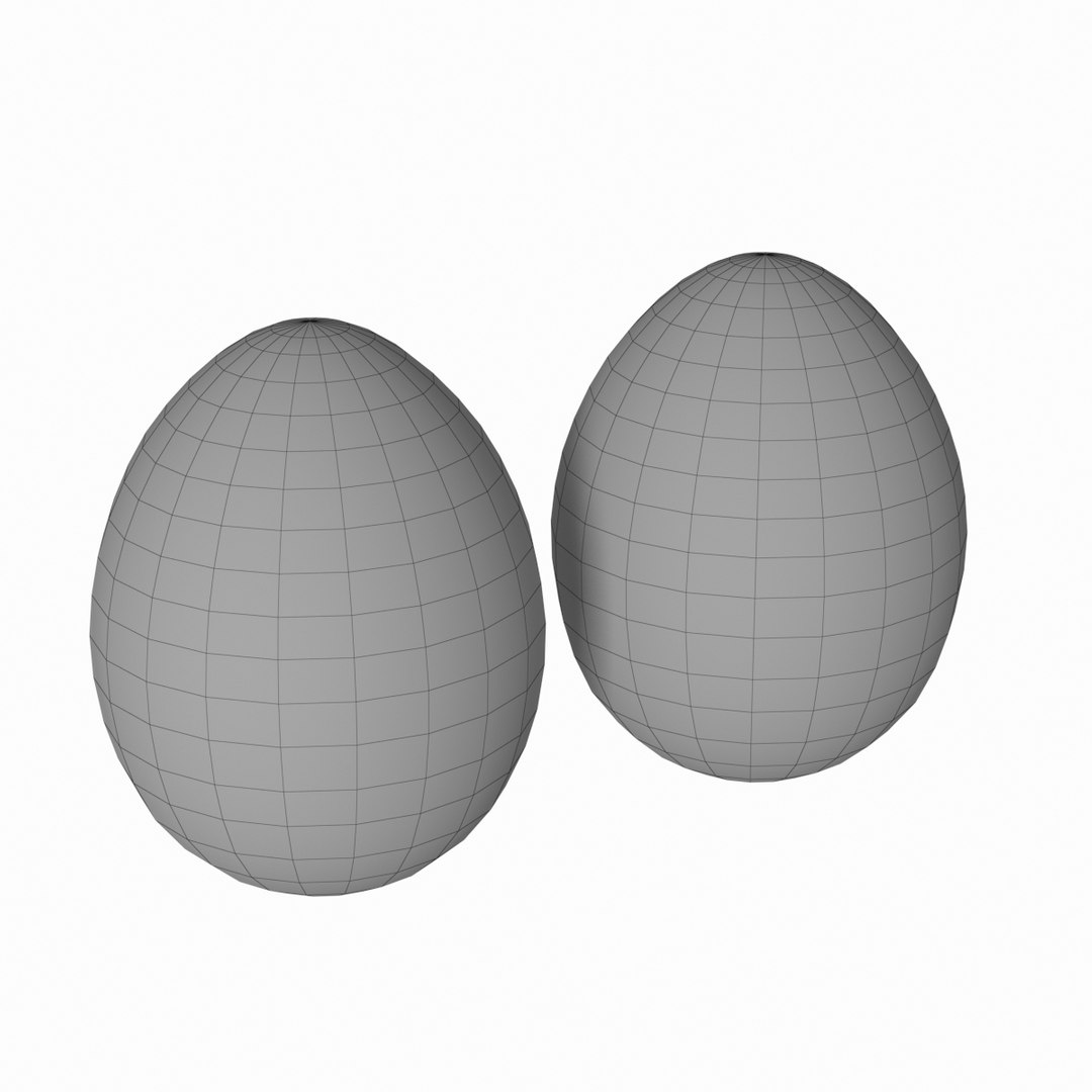 Realistic Eggs 3D - TurboSquid 1185394