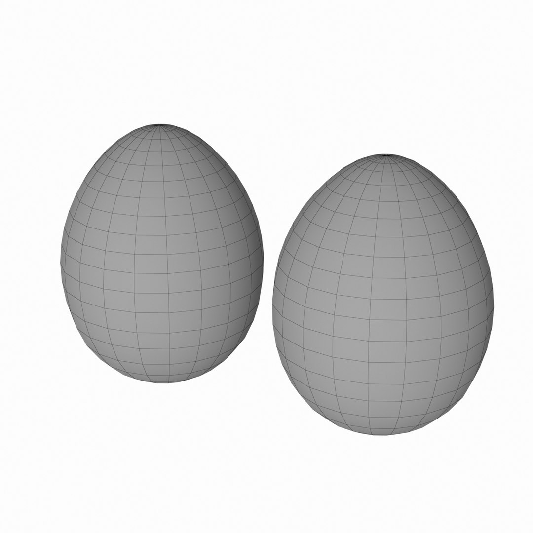 Realistic Eggs 3D - TurboSquid 1185394