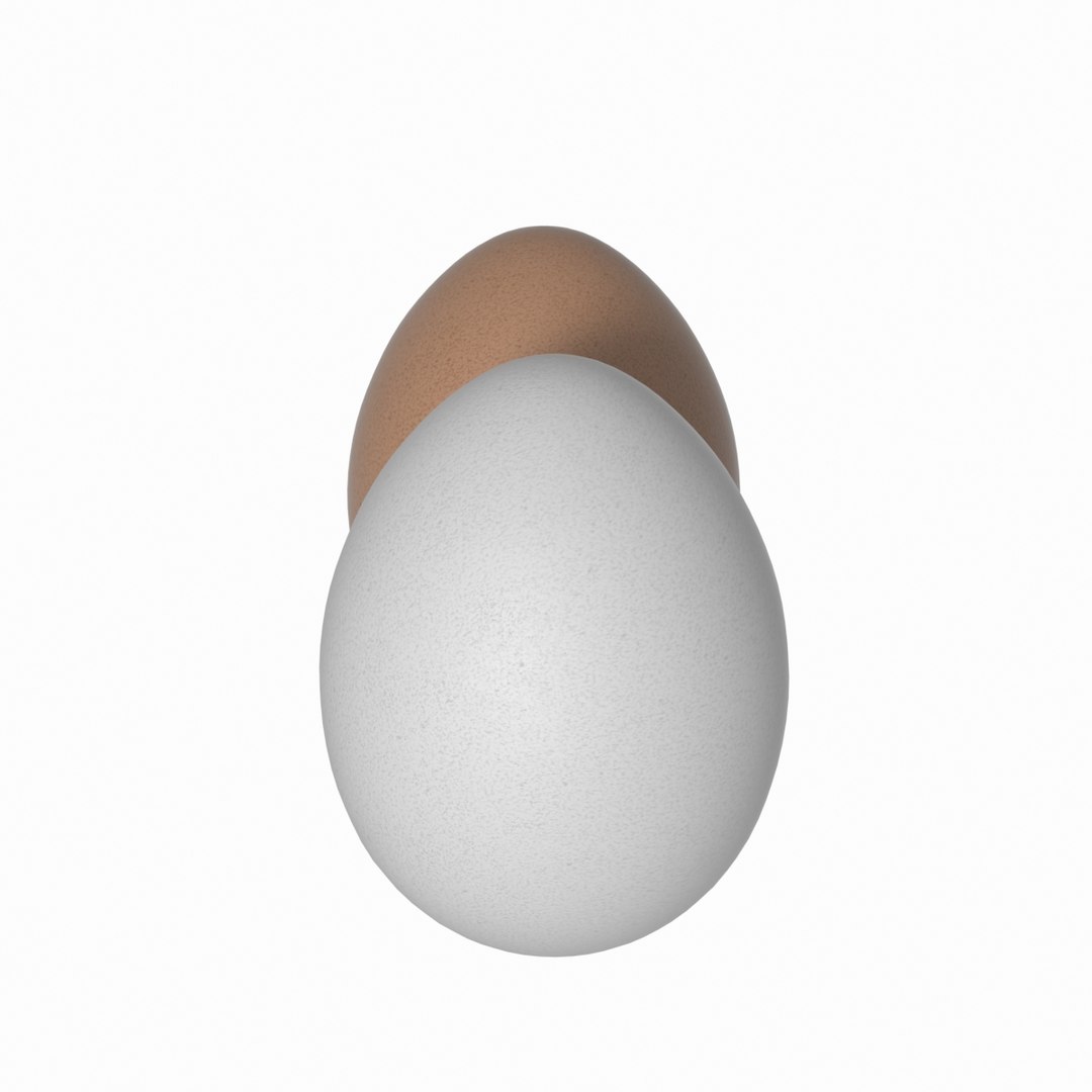 Realistic Eggs 3D - TurboSquid 1185394