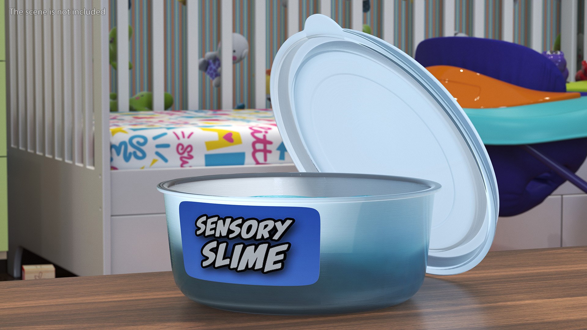 Pot Blue Toy Slimes 3D - TurboSquid 2113207