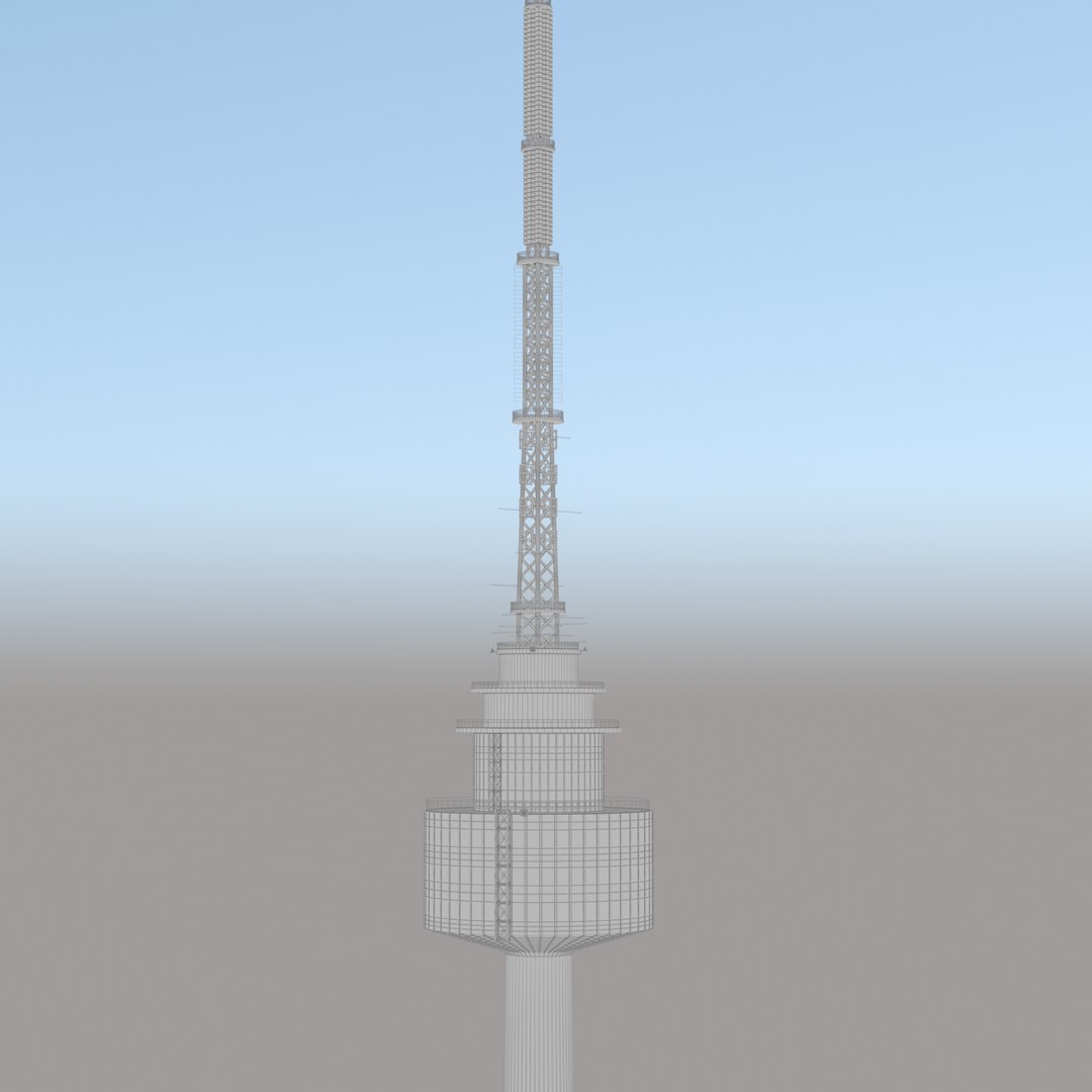 3D n seoul tower terrain model - TurboSquid 1533006