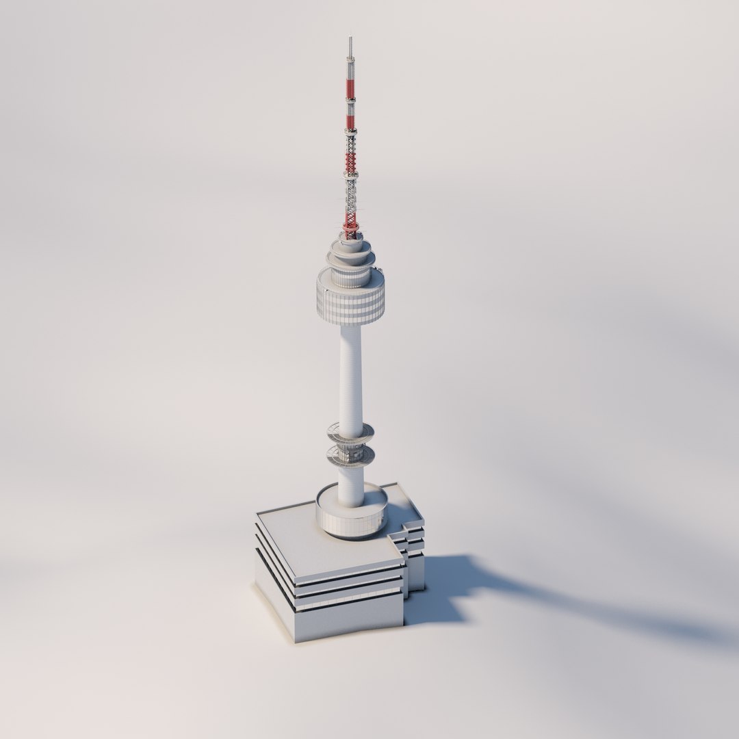 3D n seoul tower terrain model - TurboSquid 1533006