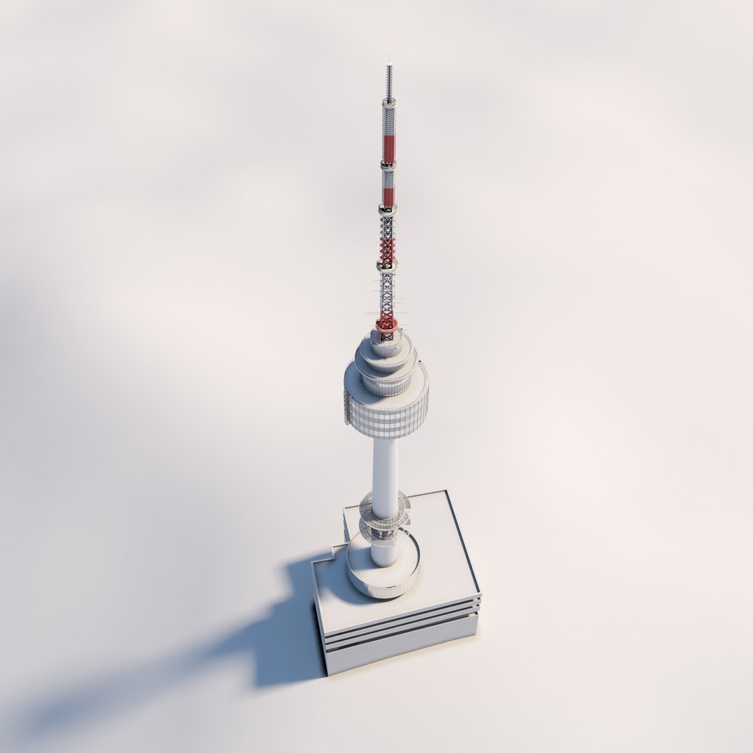 3D n seoul tower terrain model - TurboSquid 1533006