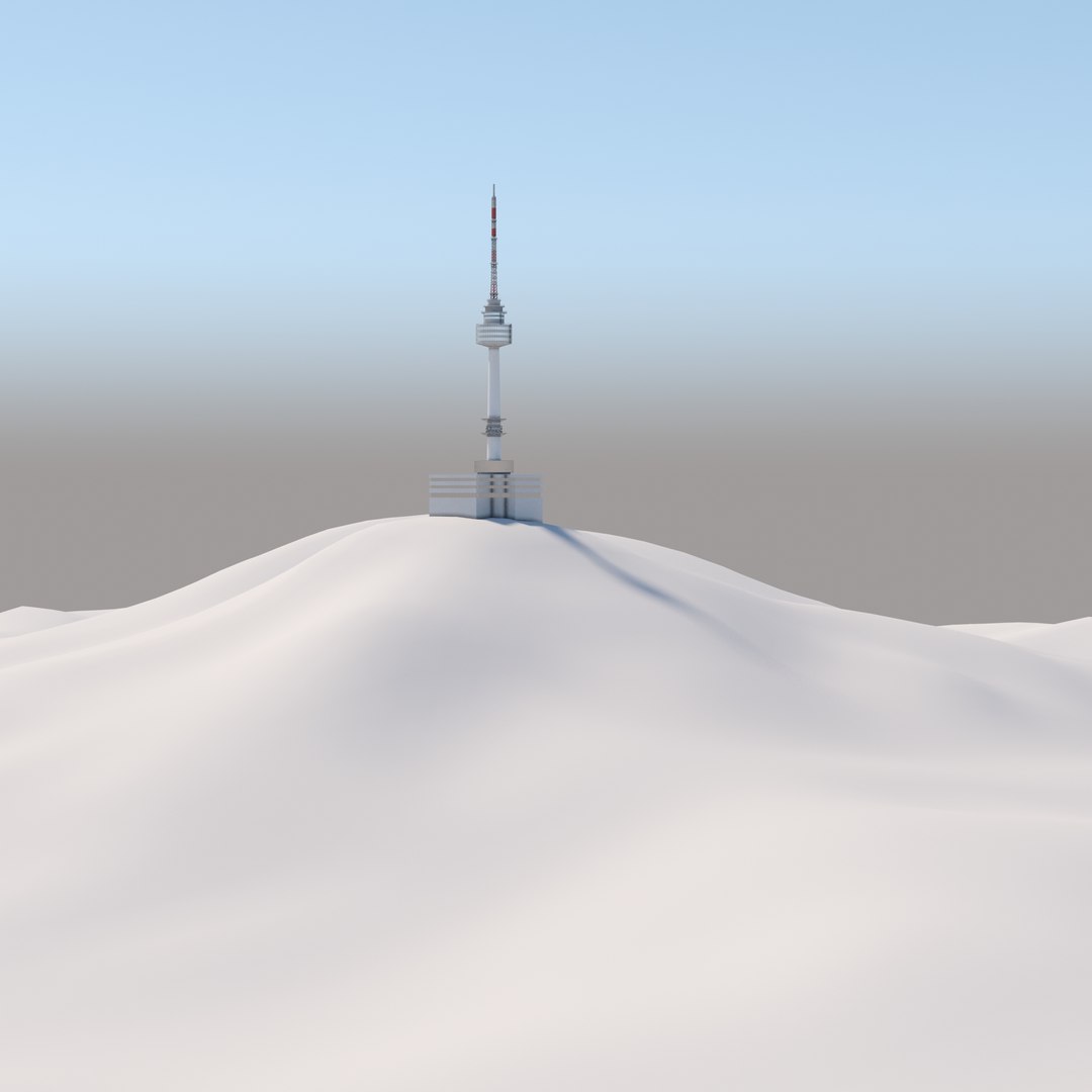 3D n seoul tower terrain model - TurboSquid 1533006