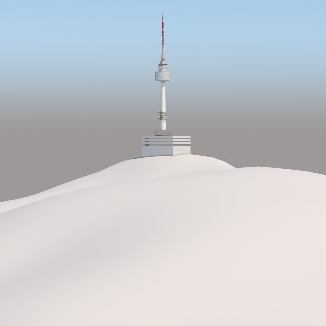 3D n seoul tower terrain model - TurboSquid 1533006