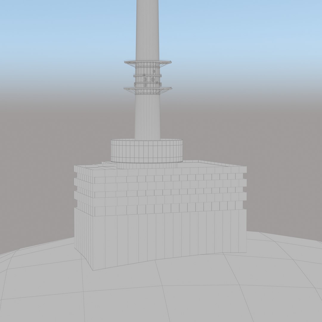 3D n seoul tower terrain model - TurboSquid 1533006