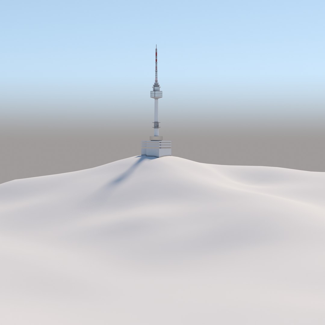 3D n seoul tower terrain model - TurboSquid 1533006