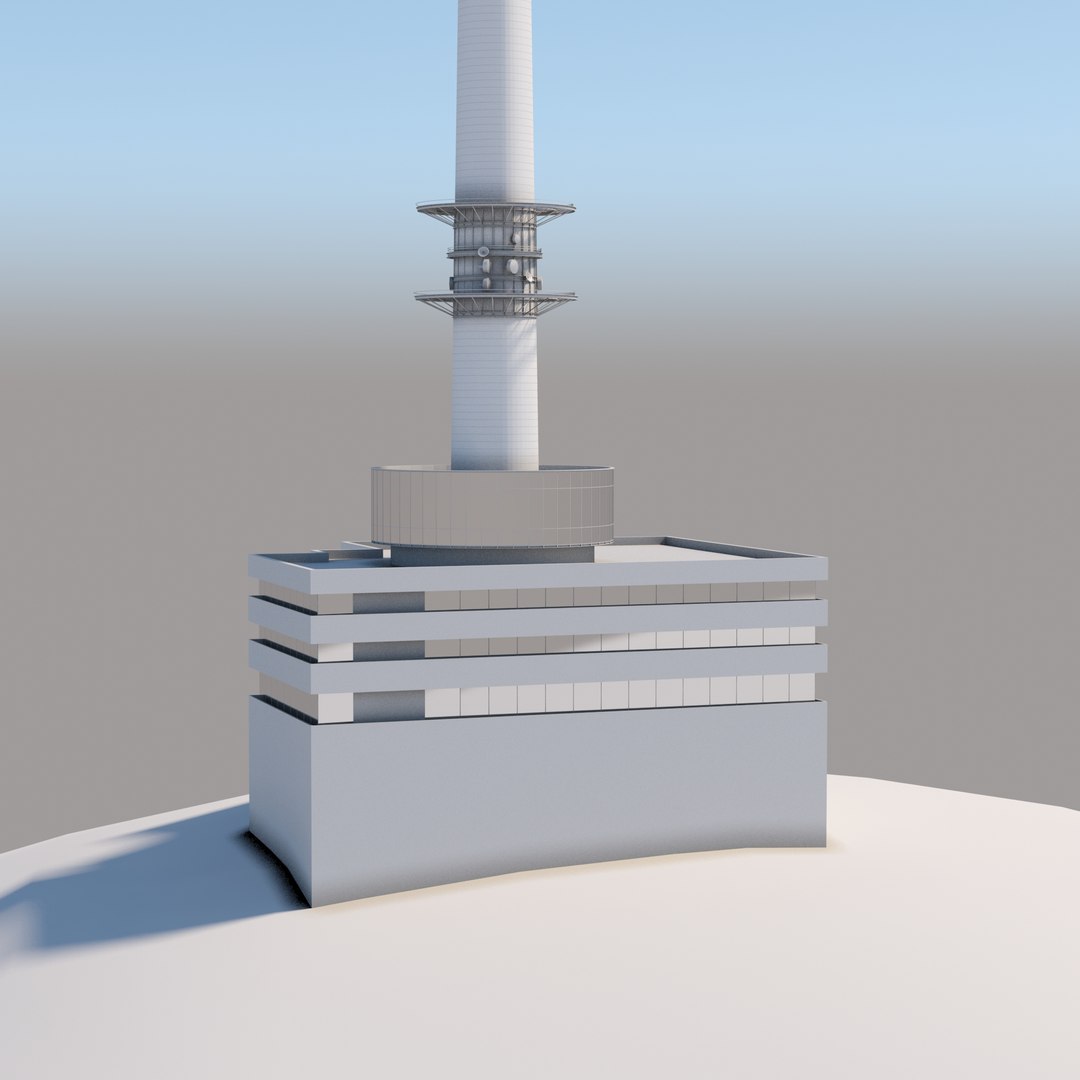 3D n seoul tower terrain model - TurboSquid 1533006